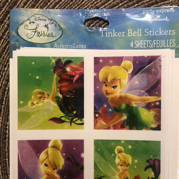 Hallmark | Party Supplies | Disney Fairies Tinkerbell Stickers | Poshmark